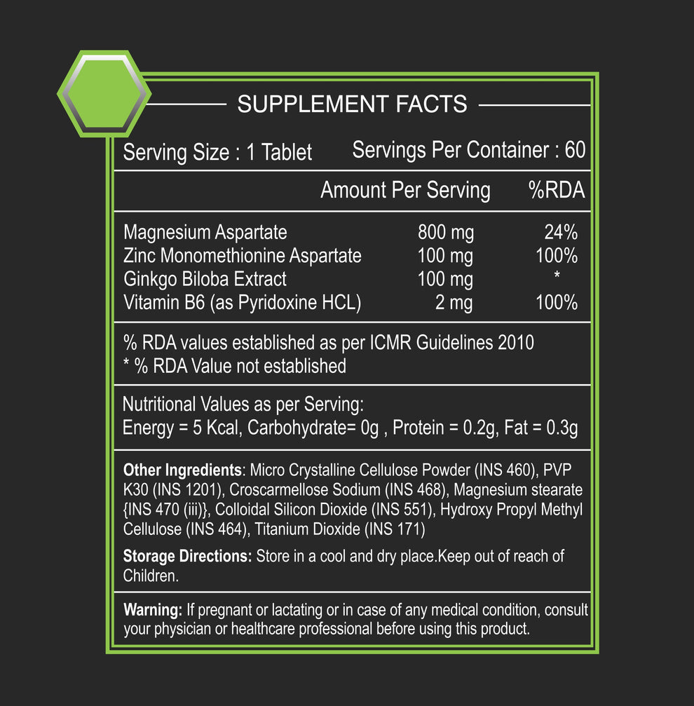 ZMA Plus Tablets – Alpspure Nutraceuticals