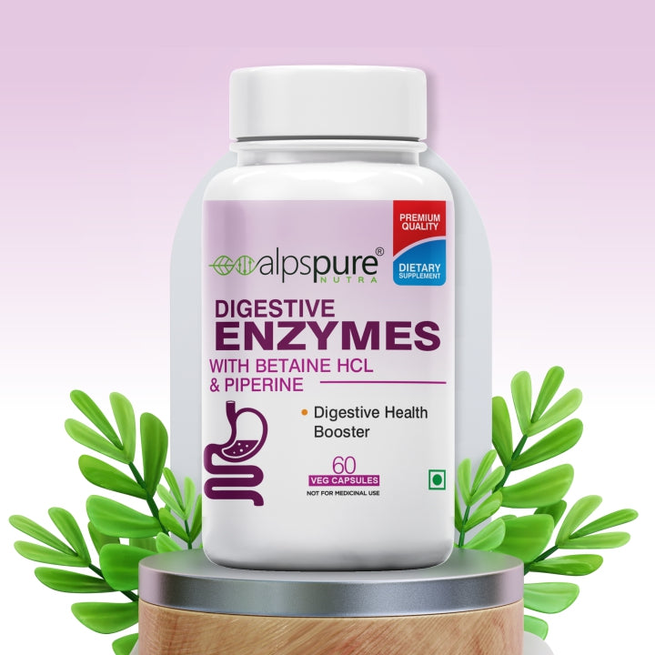 Digestive Enzymes -Complex of Multi-Enzyme Capsules – ALPSPURE ...